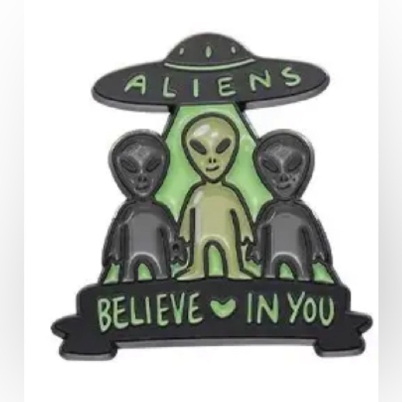 Accessories | 1 Alien Pinbrooch Enamelmetal New 1 With Any 1 Order Or ...